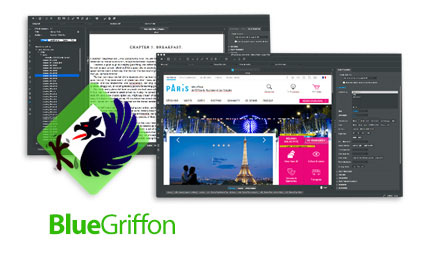 نرم افزار ساخت صفحات وب و کتاب های الکترونیکی BlueGriffon EPUB v3.0.1 x64