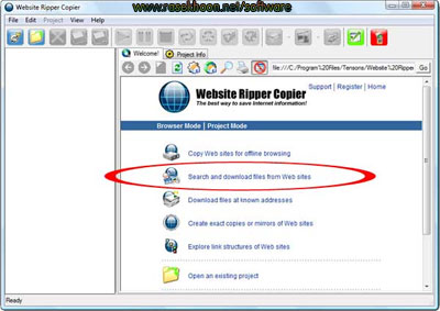 دریافت کامل و سریع یک سایت با Website Ripper Copier v3.9.2