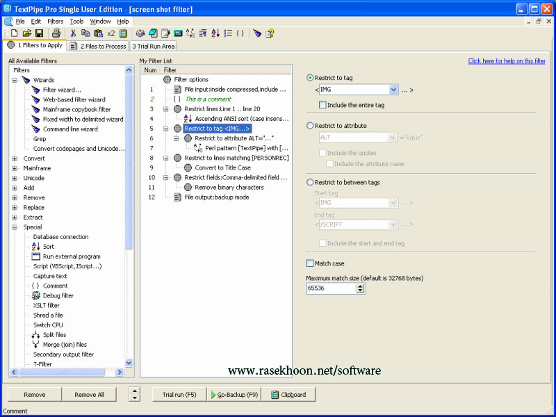 دسته بندی متون با TextPipe Pro 9.1 Retail